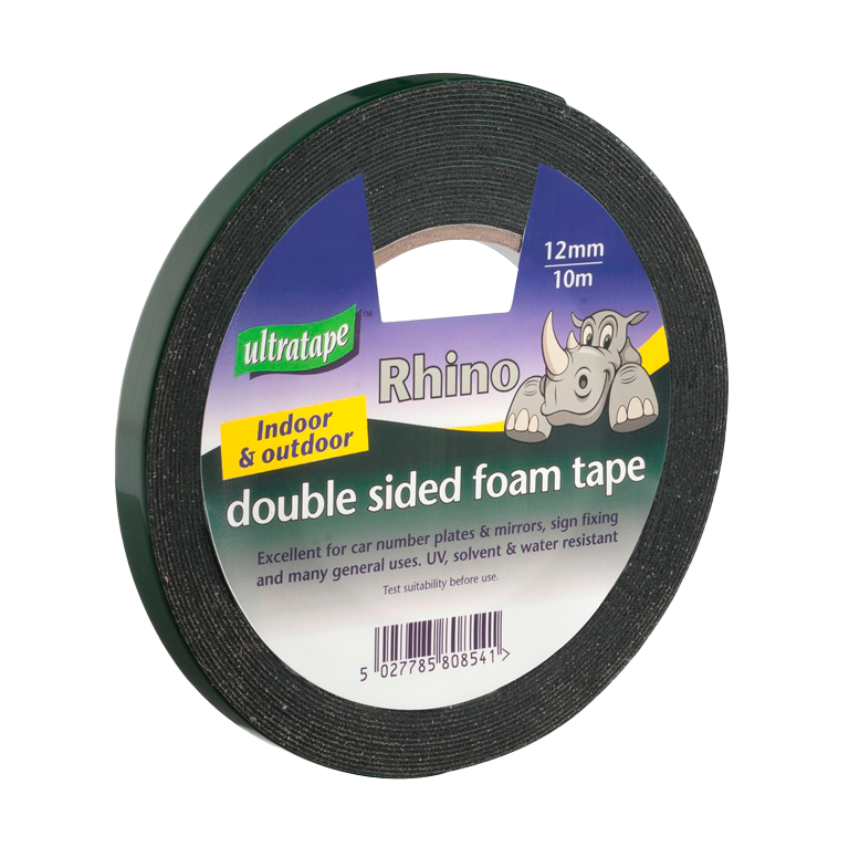 Ultratape Extra Strong Foam Mounting Tape 12mm x 10m – Tapes Wholesale