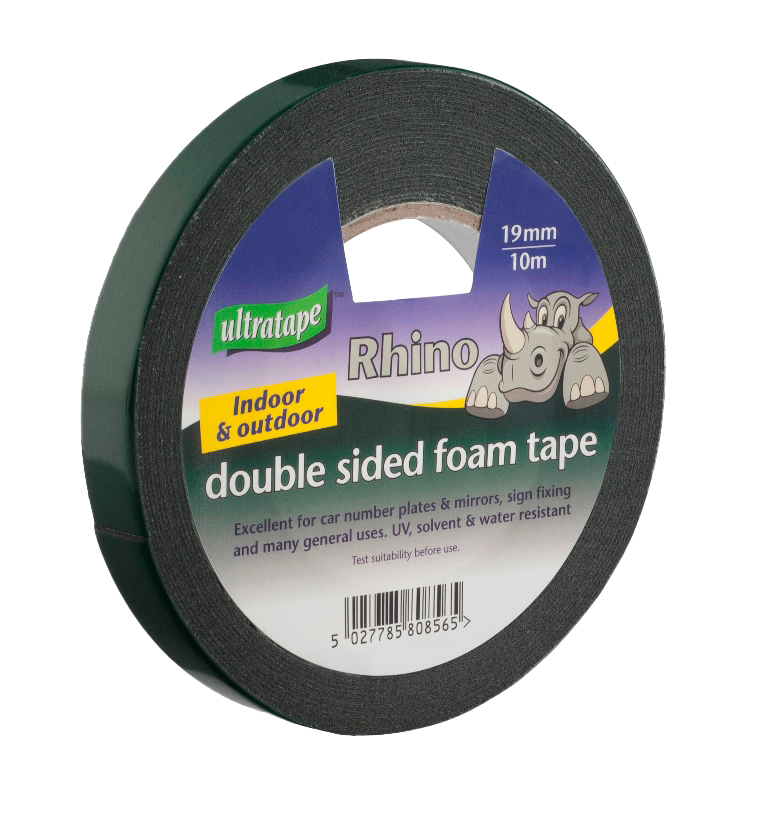 Ultratape Extra Strong Foam Mounting Tape 19mm x 10m – Tapes Wholesale