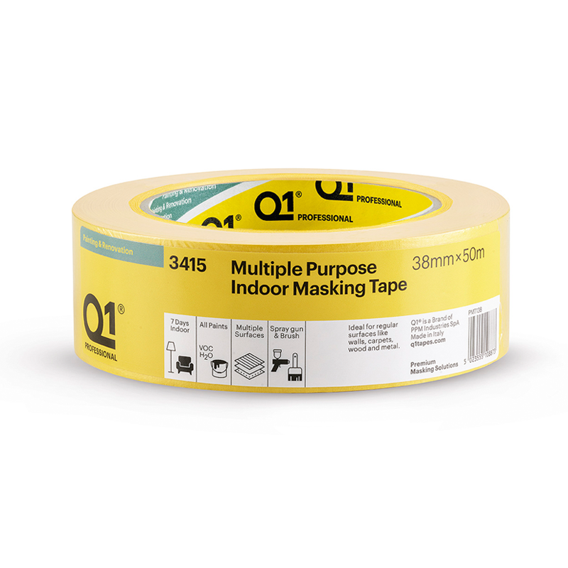 Q1 Multi-Purpose 3415 Masking Tape (1.5") 36mm x 50m – Tapes Wholesale