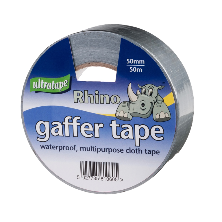 Ultratape Rhino Gaffer Tape Silver 50mm x 50m – Tapes Wholesale